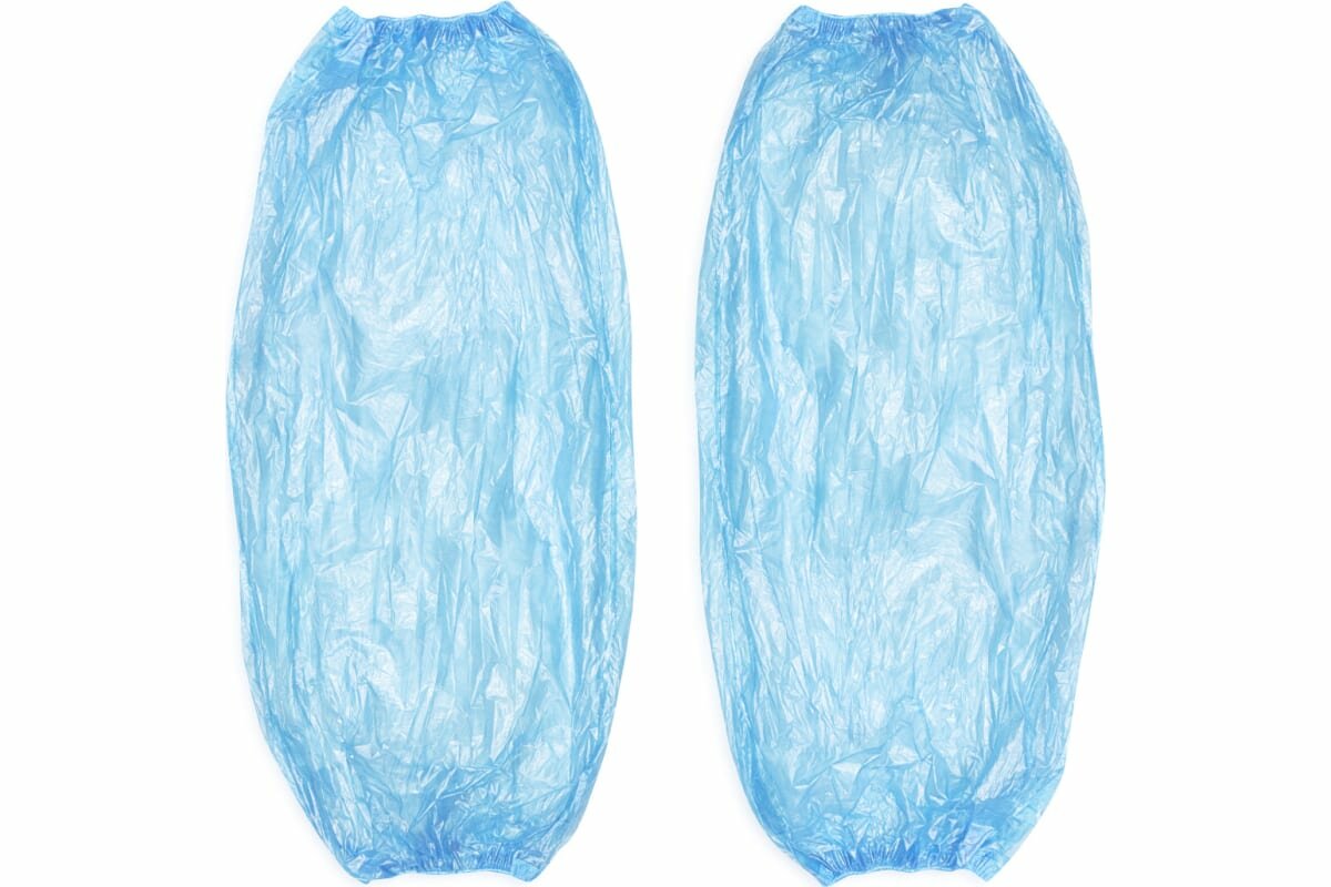 AVIORA полиэтиленовые нарукавники 100 шт 402-695 одноразовые защитные для стерильности