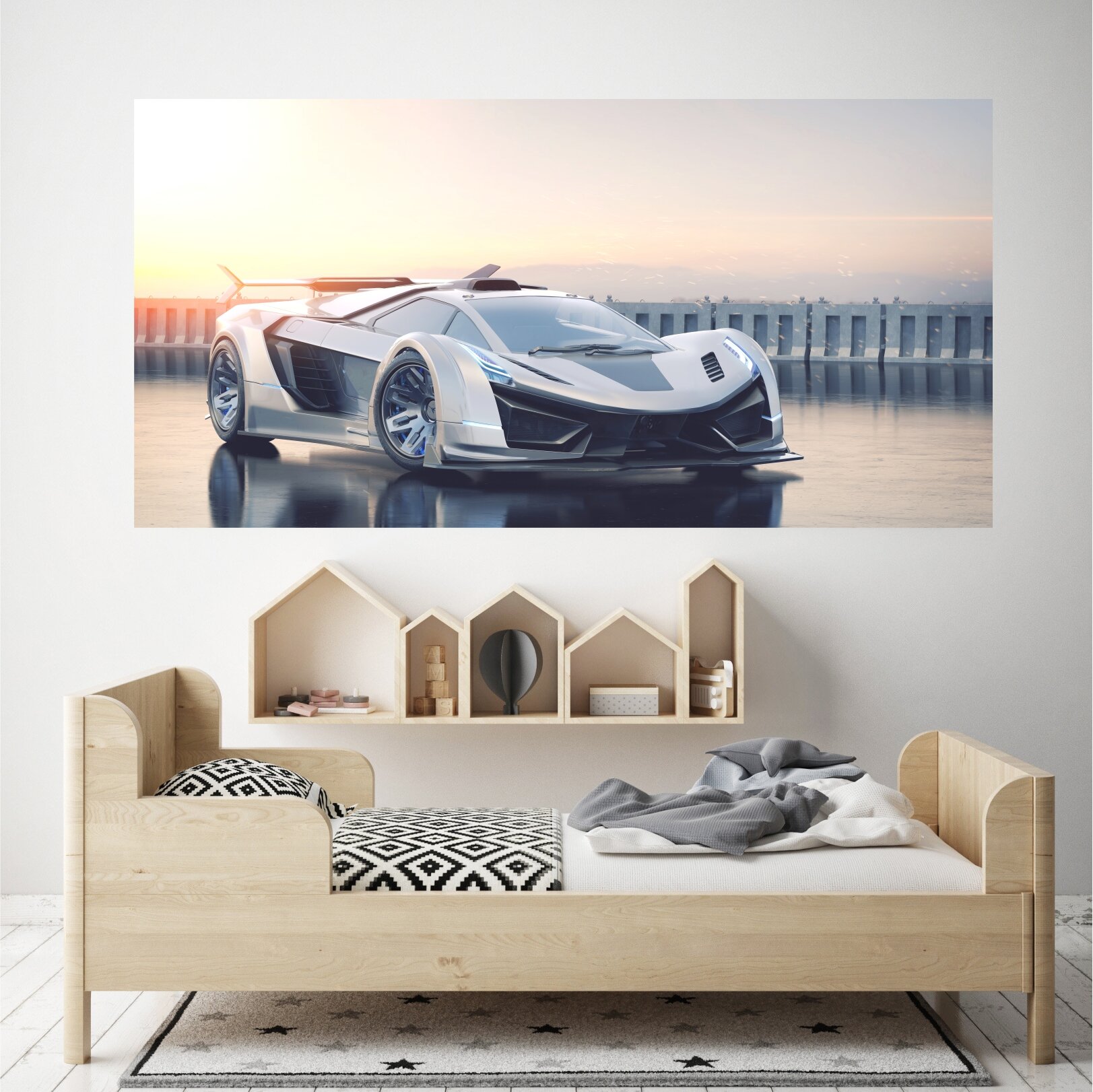 Фотообои "Спорткар" 100х200 см.