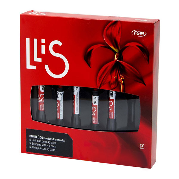 Пломбировочный материал набор Ллис 5 шпр* 4 гр (DA2, DA3, EA2, EA3.5, ЕВ2 4гр)