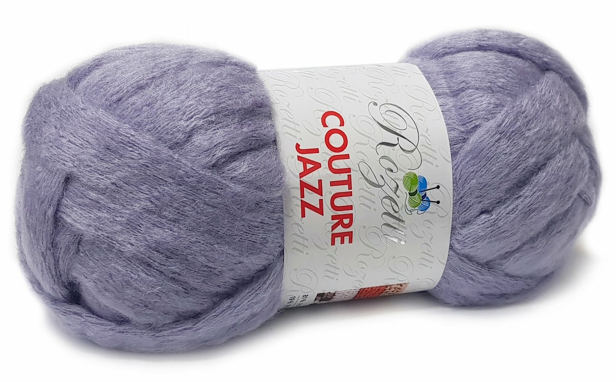 Пряжа Rozetti "Couture Jazz" акрил 81%, полиамид 19%, 100гр/15м (240-06 Сиреневый) 1 упаковка (3 мотка)