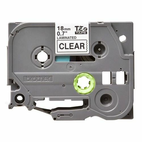 Картридж Brother TZE141, 18мм, черный шрифт, прозрачный фон, 8м ( TZE141