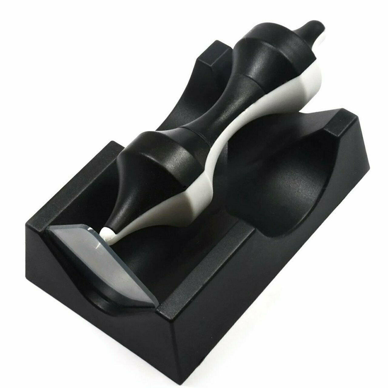 Магнитный антистресс "Гантель" черно-белый