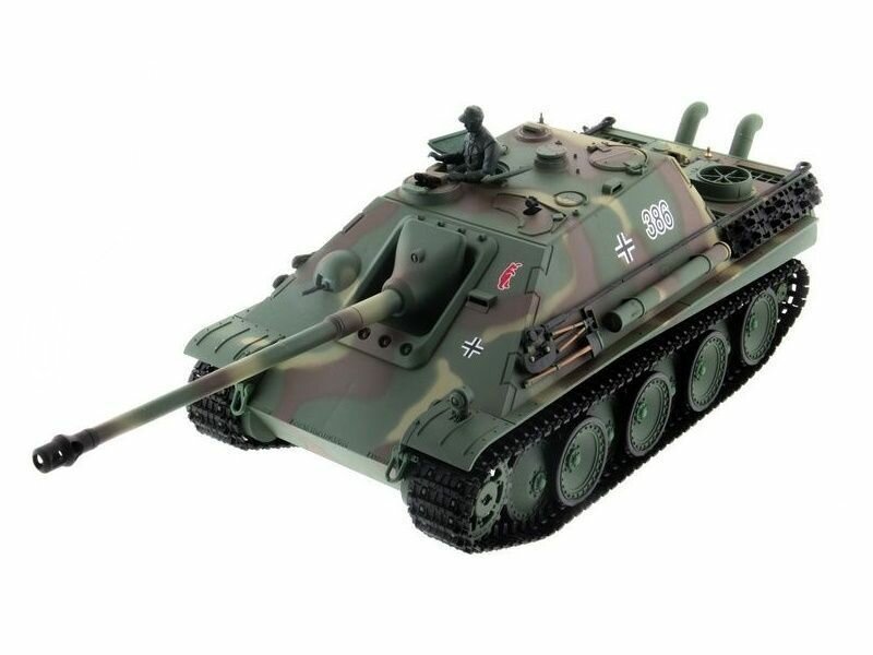 Другие танки/ БТР/ ПВО на радиоуправлении Heng Long Радиоуправляемый танк Heng Long German Jangpanther V7.0 масштаб 1:16 2.4G - 3869-1-V7