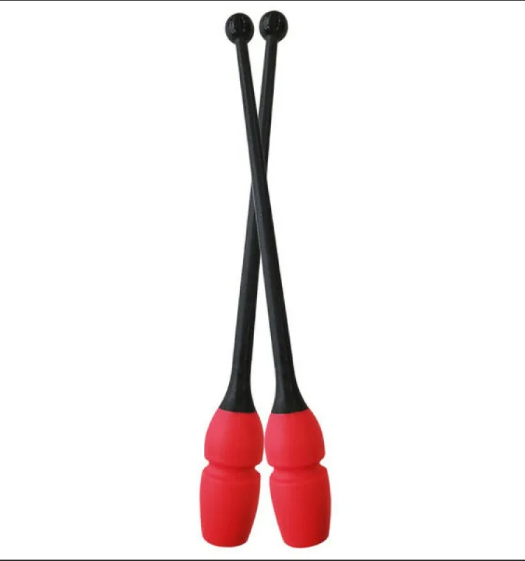 Булавы сборные PASTORELLI модель MASHA 45.2 см стандарт 2-х цв. Черно-коралл 04892