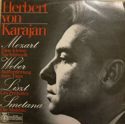 Herbert von Karajan 'Mozart Weber Liszt Smetana' LP/1980/Classical/Germany/Nm