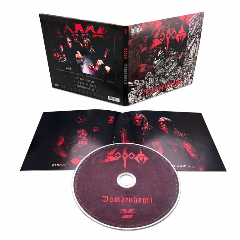 Фирменное издание SODOM - Bombenhagel CD
