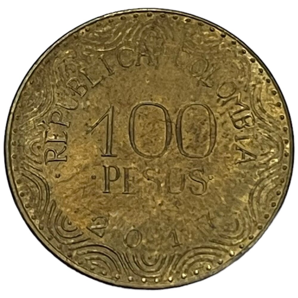 Колумбия 100 песо 2017 г.