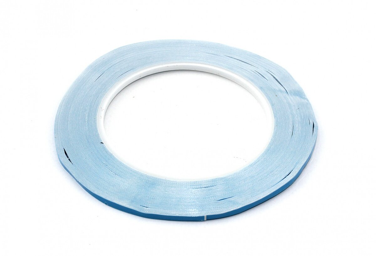 Синий двусторонний термоскотч 3 мм, 50 м
