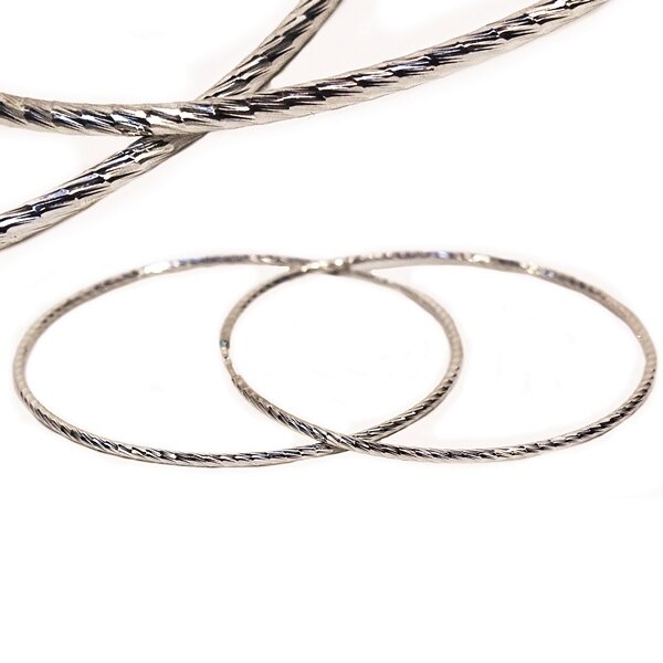 Серьги конго, серебро, 925 проба