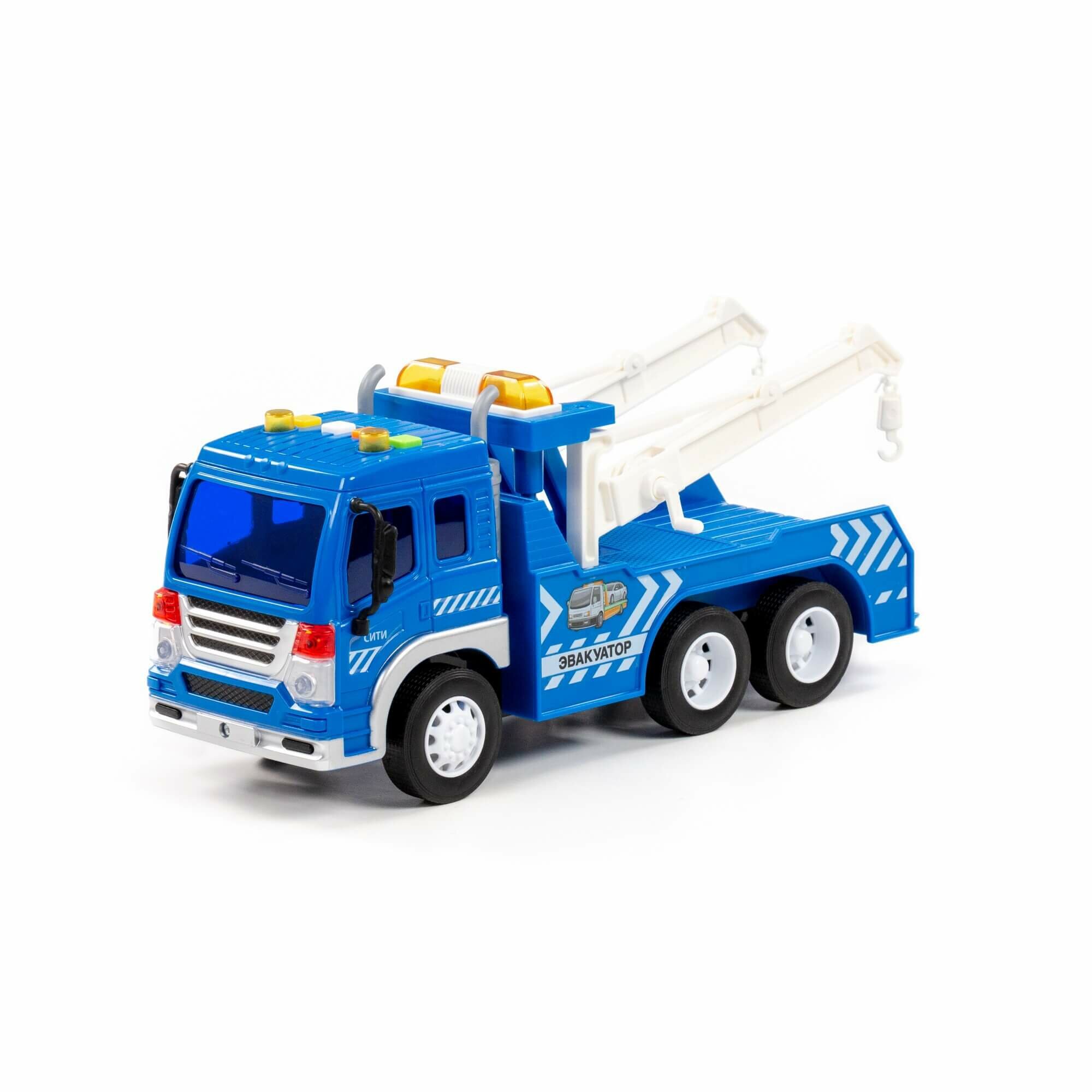 Автомобиль инерционный Сити эвакуатор в коробке