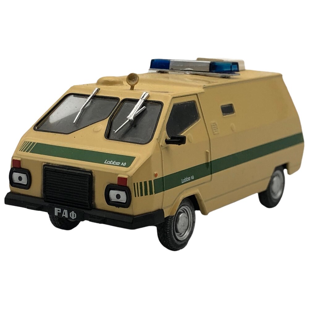 Модель автомобиля РАФ-2203 Labbe (Броневик) 2009-2014 гг, "Автомобиль на службе" DeAgostini, Китай