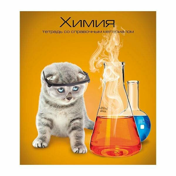 Schoolformat Тетрадь "Ученые коты. Химия", А5, 40 листов
