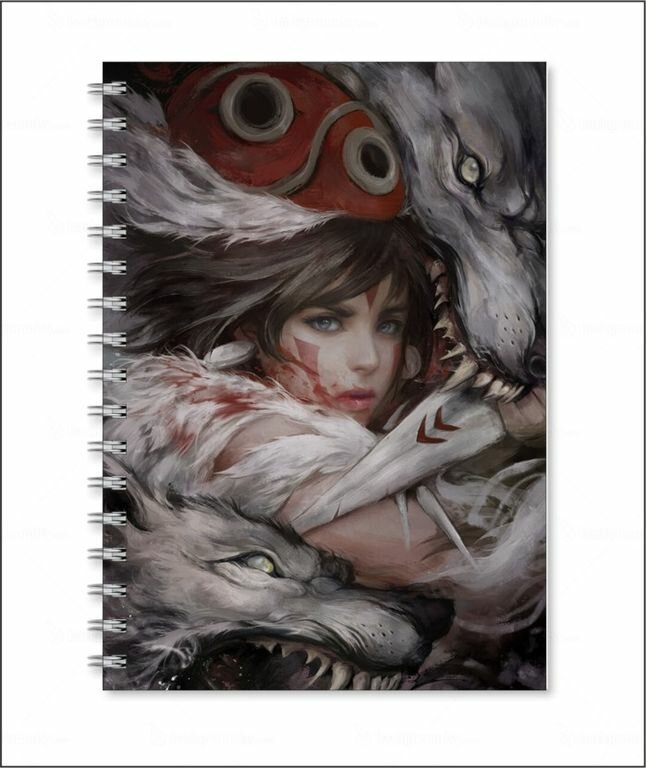 Тетрадь Принцесса Мононоке, Princess Mononoke №9, А6