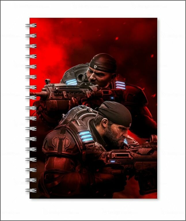 Тетрадь Gears 5, Геарс 5 №2, А6
