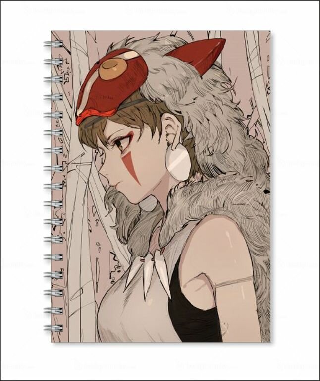 Тетрадь Принцесса Мононоке, Princess Mononoke №6, А5