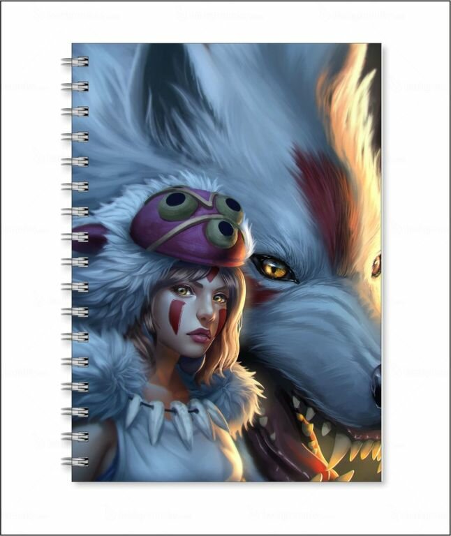 Тетрадь Принцесса Мононоке, Princess Mononoke №7, А6