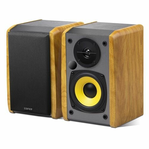 Колонки Bluetooth Edifier R1010BT, 2.0, коричневый/ коричневый
