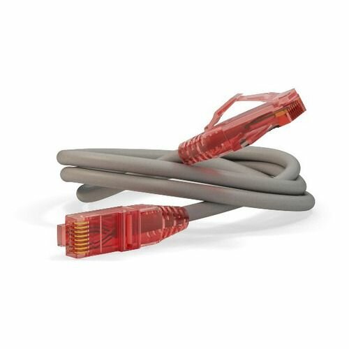 Патч-корд Hyperline PC-LPM-UTP-RJ45-RJ45-C5e-10M-LSZH-GY, вилка RJ-45, вилка RJ-45, кат.5E, LSZH, 10м, серый