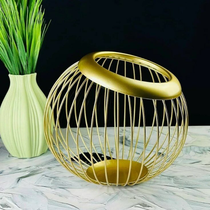 Фруктовница/конфетница 25см Металл 401-084 118-401-084