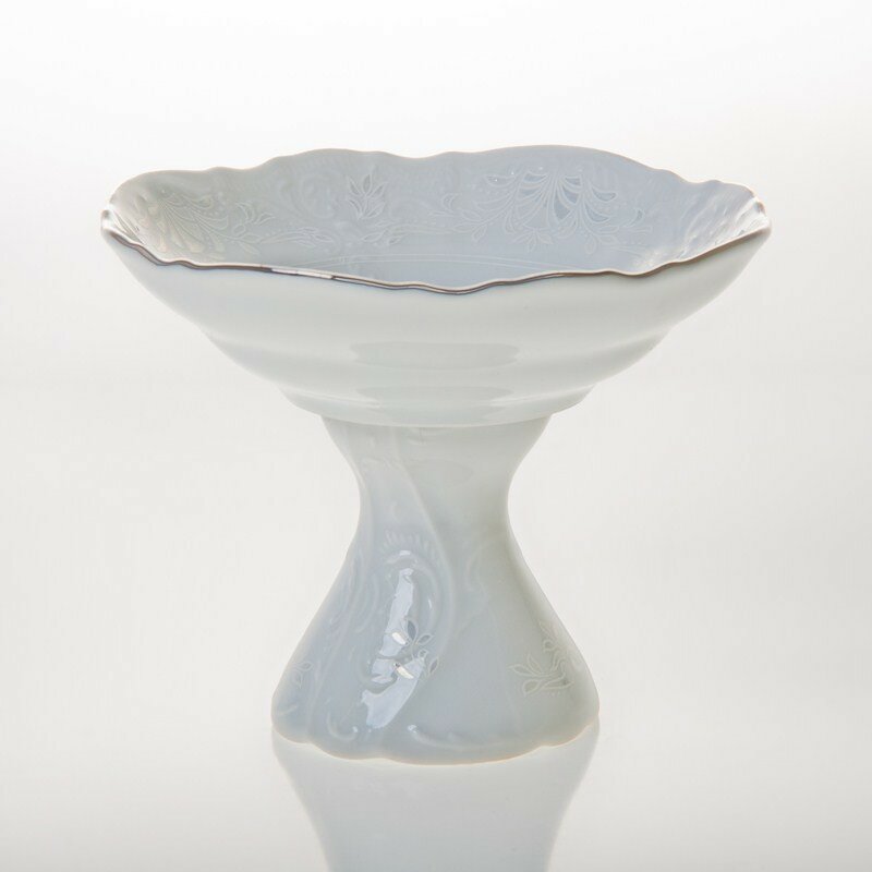 Салатник 16 см Bernadotte декор "Деколь отводка платина"