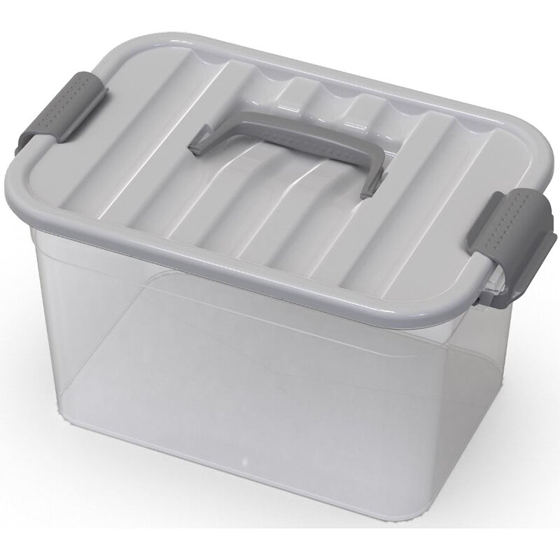 Контейнер Полимербыт «MobiBox» 813, для хранения, пластиковый, с крышкой, с ручкой, 6,5 литров