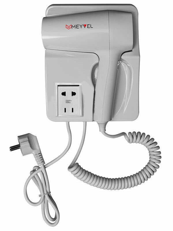 Настенный фен Meyvel MF5S-1600 White