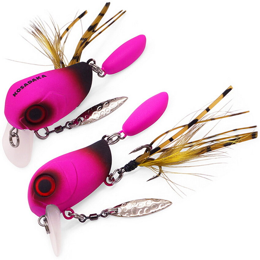 Воблер Kosadaka Micro Tappy 54F, плав, 54мм, 4.8г, 0.0-0.2м, цв. PP