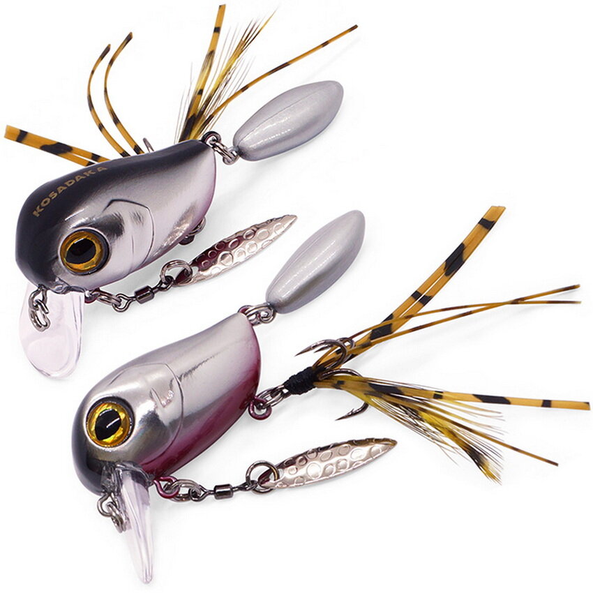 Воблер Kosadaka Micro Tappy 54F, плав, 54мм, 4.8г, 0.0-0.2м, цв. SBL