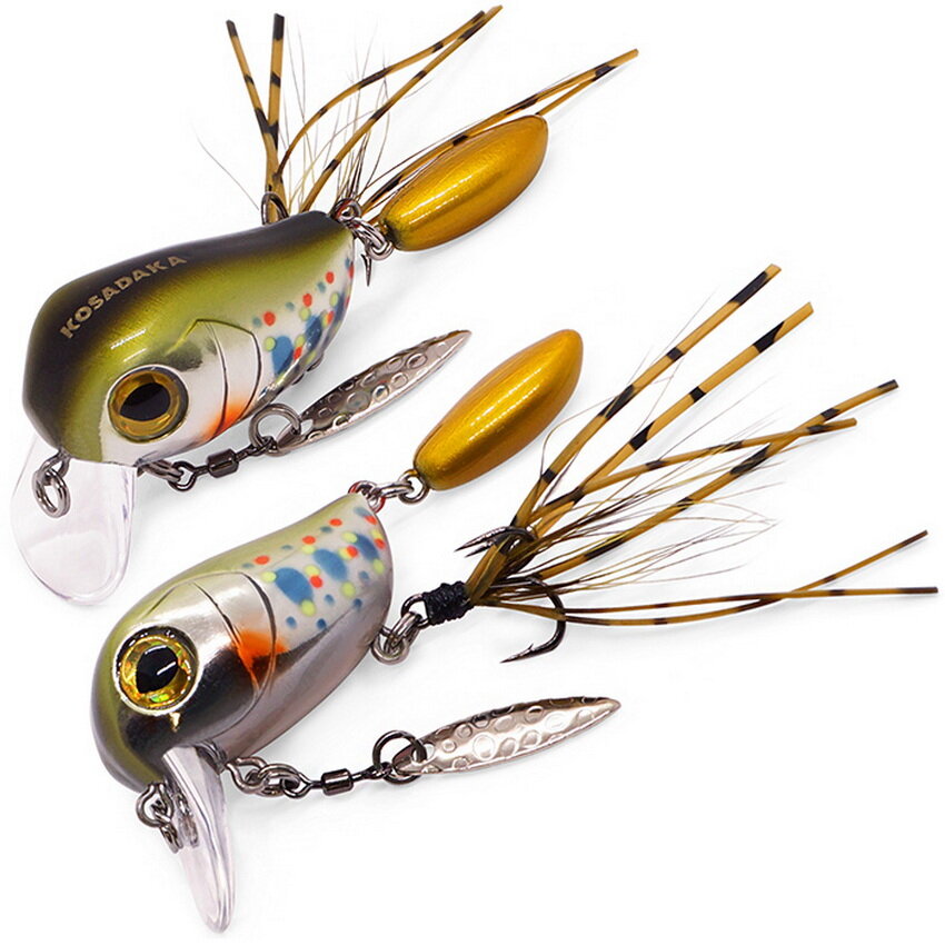 Воблер Kosadaka Micro Tappy 54F, плав, 54мм, 4.8г, 0.0-0.2м, цв. NTN