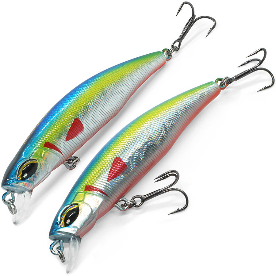 Воблер Kosadaka Tide Min xs 75F плав, 75мм, 7.7г, 0.2-0.5м цвет BAK