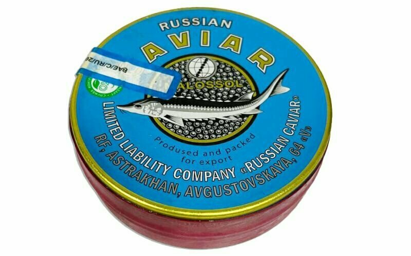 Икра зернистая стерлядь замороженная без консерванта 125 г
