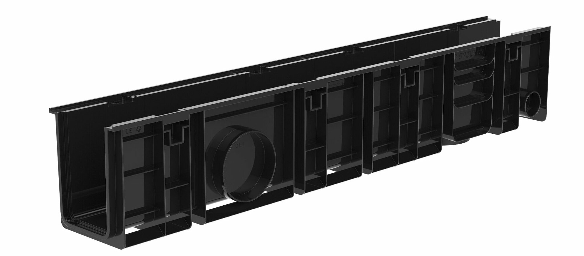 Лоток водоотводный пластиковый 146 ш х 180 в х 1000 д DN100 SteeStart