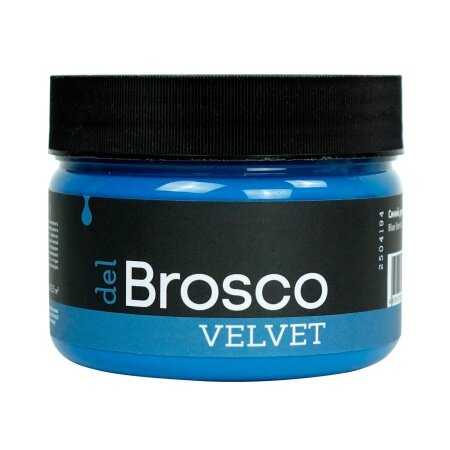 Краска интерьерная акриловая del Brosco Velvet синий деним 250мл.
