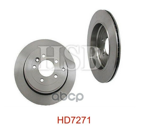 Диск тормозной задний LAND ROVER: DISCOVERY III 04-, RANGE ROVER SPORT 05- HSB арт. HD7271