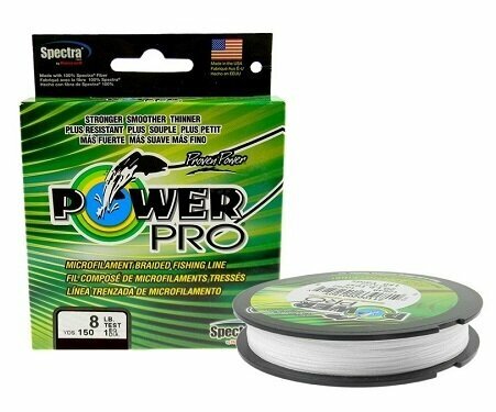 Плетеный шнур Power Pro 135м белая 0,10/5кг
