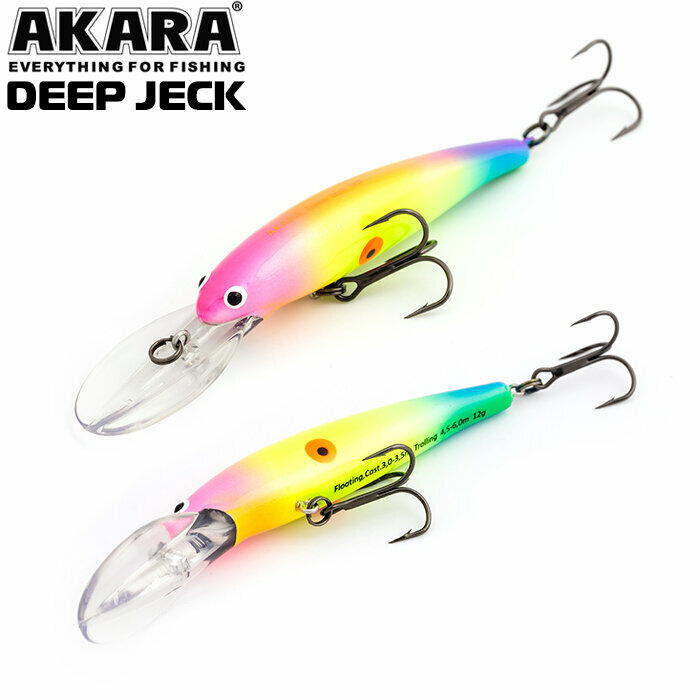 Воблер Akara Deep Jeck 90F 12 гр. (3/7 oz 3,5 in) A126