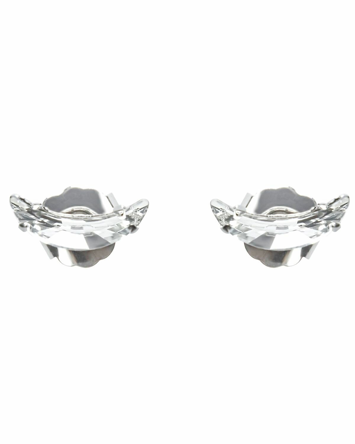 Серьги пусеты, кристаллы Swarovski, искусственный камень