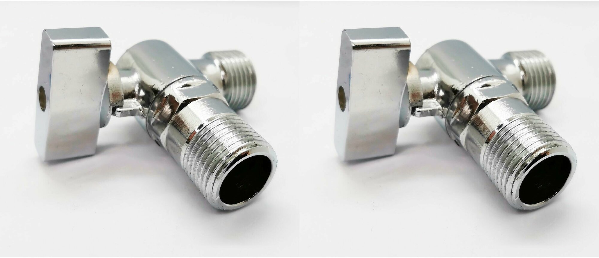 Кран шаровой угловой REMER RR 261 1/2-1/2 (комплект 2 штуки)