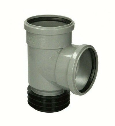 Тройник канализационный Ostendorf 110х110мм 87*, восстановитель раструба