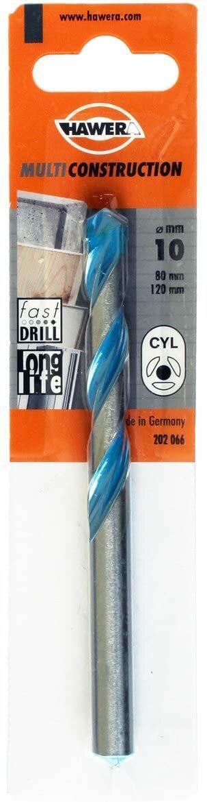 Сверло универсальное Multi Construction (10х120 мм) HAWERA F00Y202066