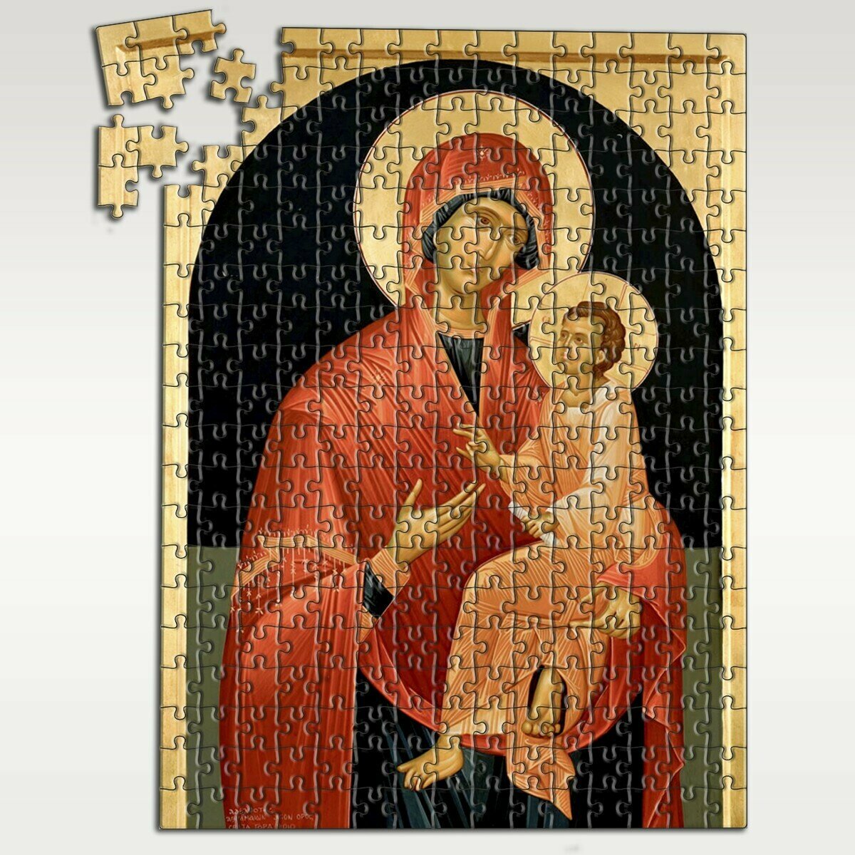 Пазл картонный А3: модель Икона Божией Матери Скоропослушница - 1704 П