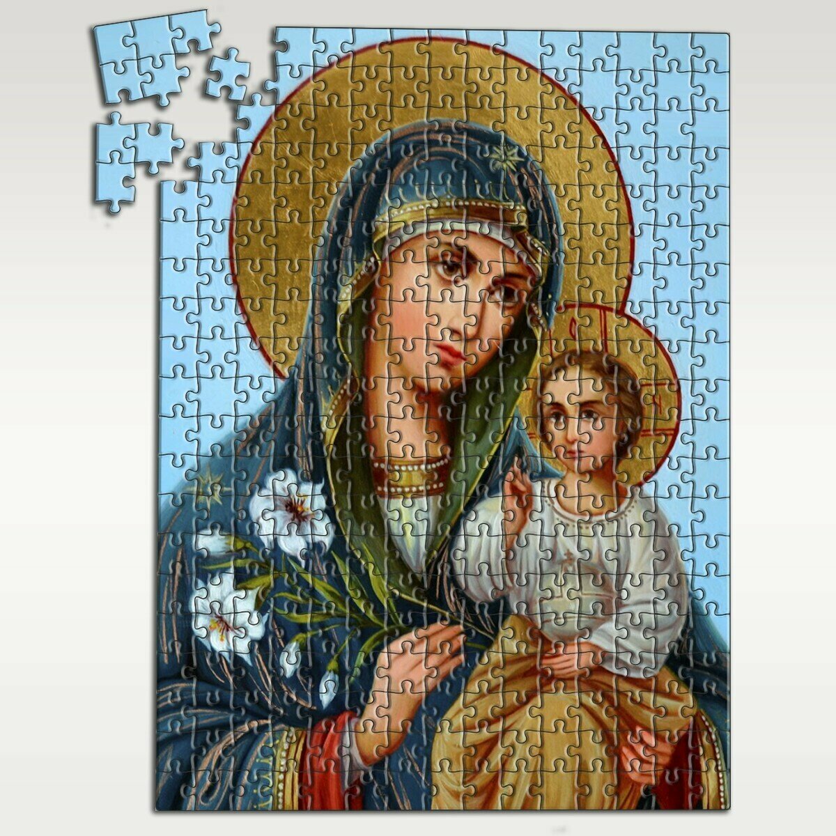 Пазл картонный А3: модель Икона Образ Неувядаемый цвет - 1738 П