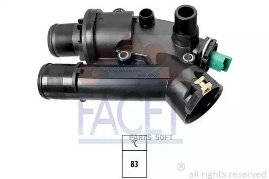 Термостат (в корпусе) CITROEN: C-CROSSER (EP_) 2.2 HDi 07-, C5 (RD_) 2.2 HDi 08-, C5 Break (TD_) 2.2 HDi 08-, C6 (TD_) 2.2 HD.