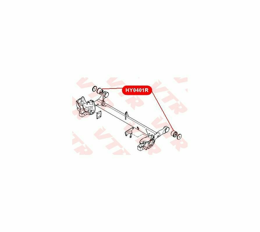 Сайлентблок VTR HY0401R, для задней балки, 200 г