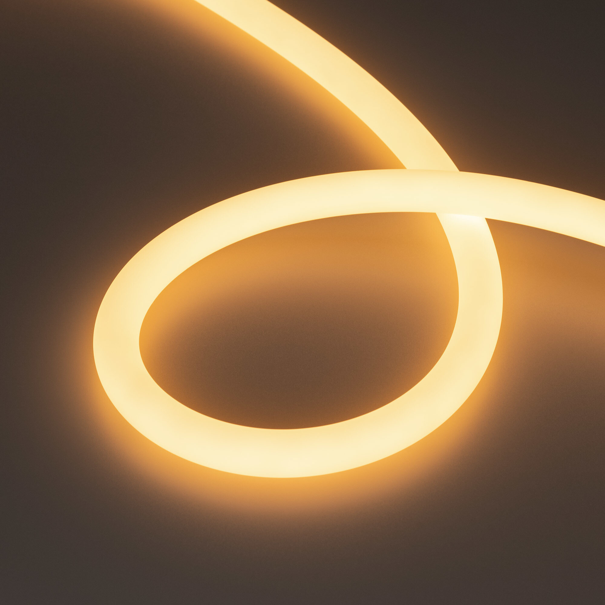 Лента герметичная MOONLIGHT-TOP-A336-D18mm 24V Warm2700 360deg (14.4 W/m, IP65, 2835, 5m, wire x1) (Arlight, Вывод прямо