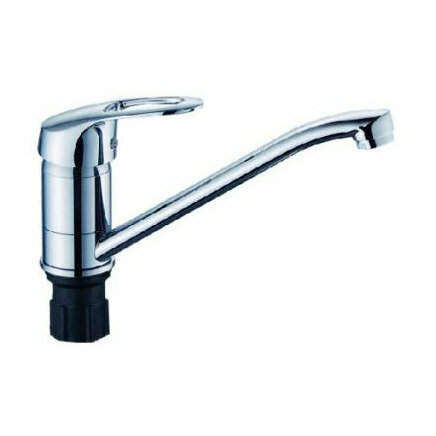 Смеситель для кухни с длинным изливом Эверест (Everest) Хром (B49-023)