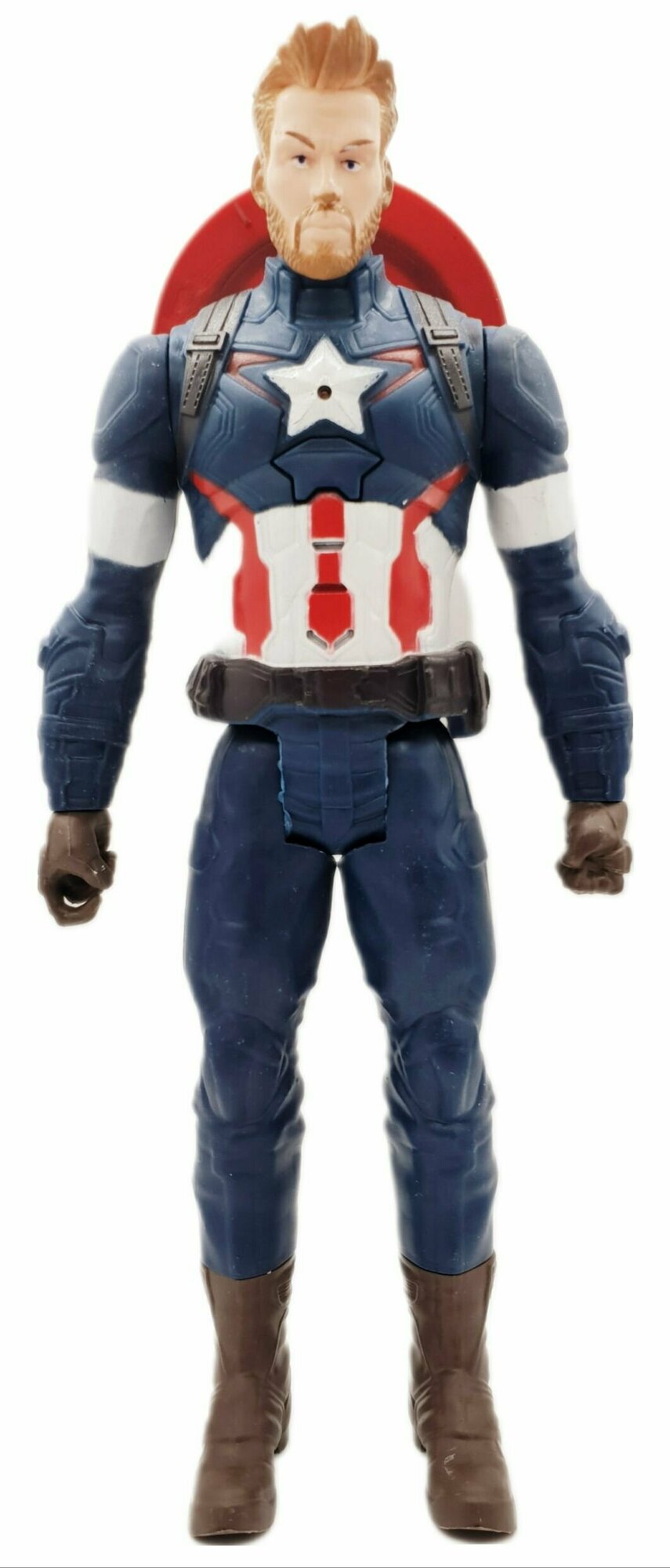 Игрушка для мальчика Фигурка Мстители/Лига Справедливости, Капитан Америка без маски, Captain America, Legend Series, 30 см.