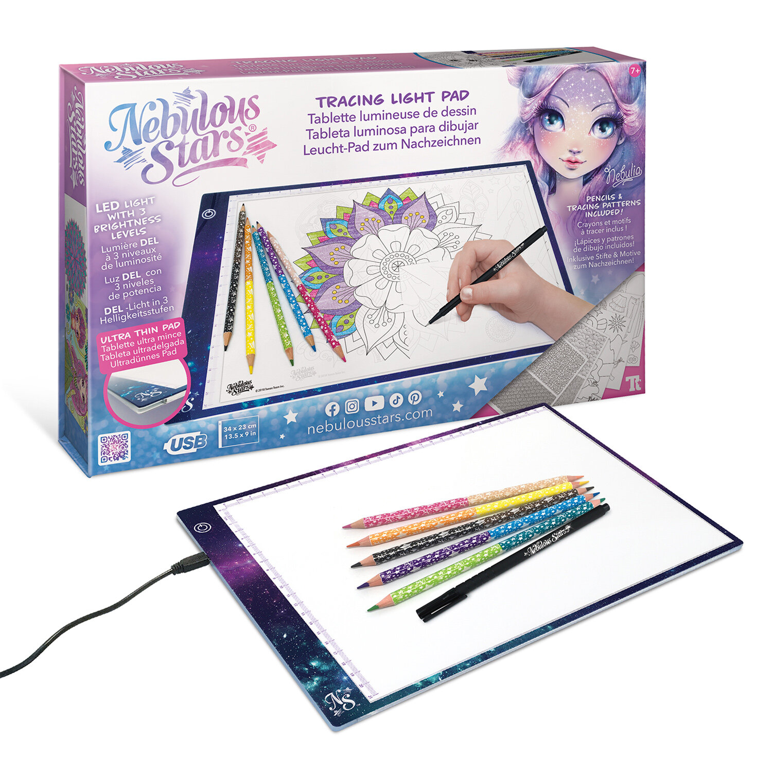 Детский световой планшет Nebulous Stars Nebulia 11351_NSDA для рисования