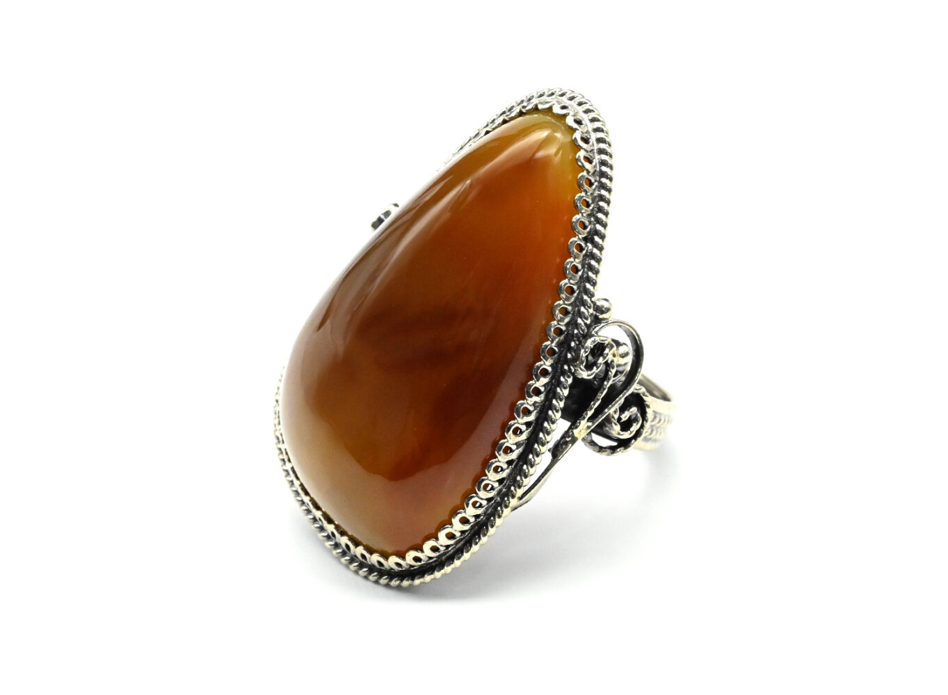 Кольцо, сердолик