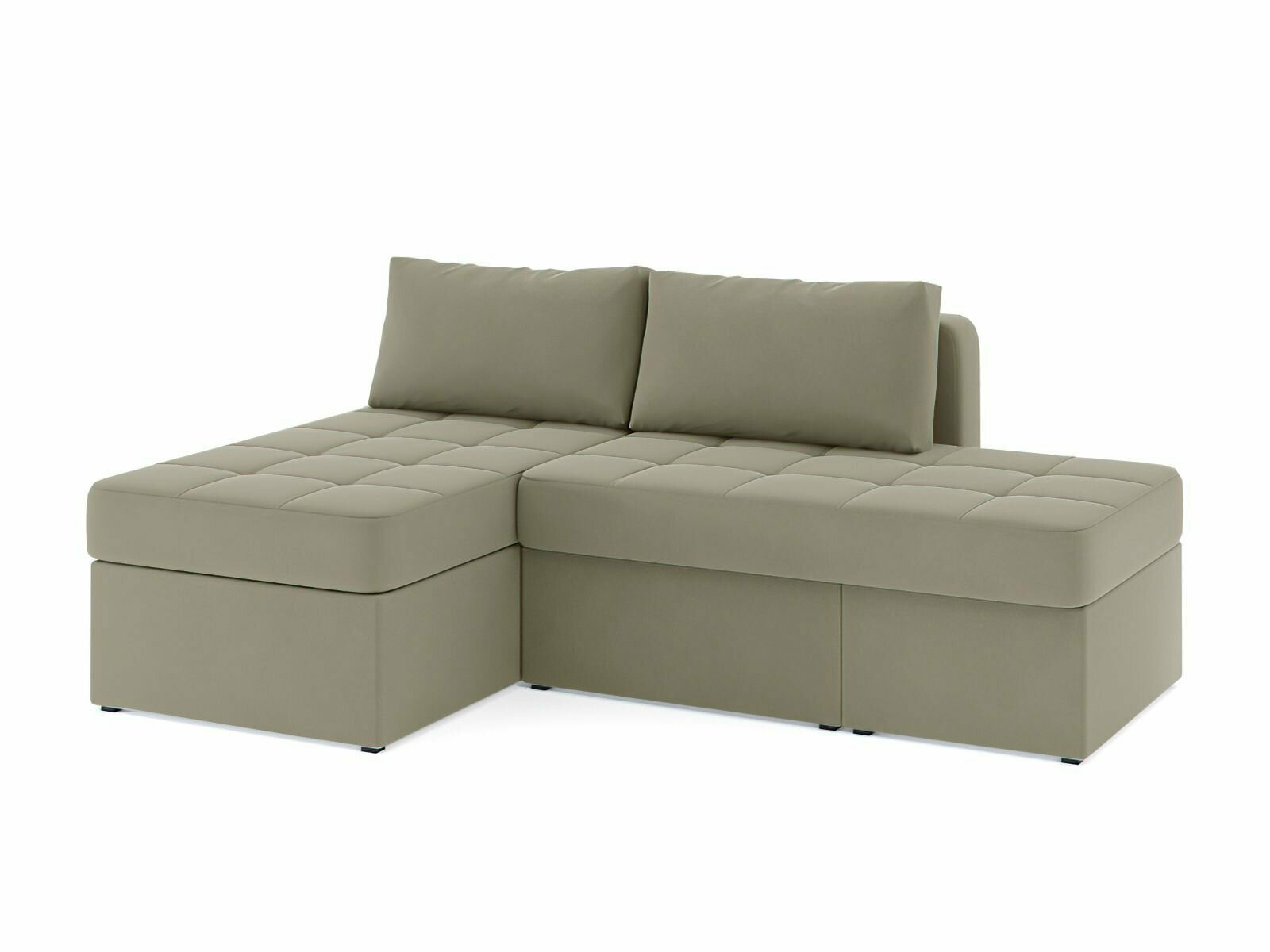 Диван-трансформер Оливер еврокнижка, велюр Зара Лайт 04